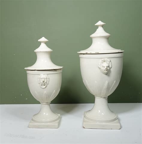 Antiques Atlas Two Early 19th C Classical Vases And Covers