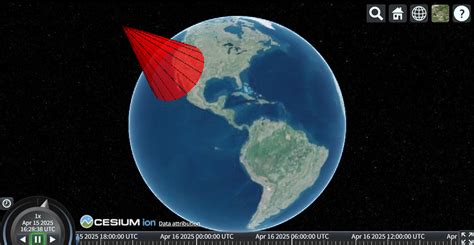 Cesiumjs How To Obtain The Point Set Of The Intersection Line Between A 3d Entity And The
