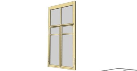 Classic Frame Window Free 3d Model Cgtrader