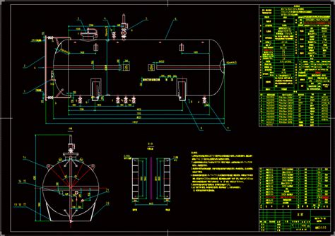 固定床列管式反应器cad图纸 Dwg 图海文库