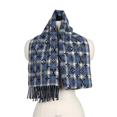 Louis Vuitton 머플러 스카프 미스코코♥루이비통 머플러 M71348 모노그램 그래디언트 타탄 시티 스카 원래 명품은 필웨이 Feelway