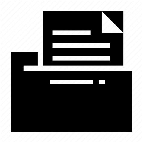 Document File Folder Office Archive Paperwork Page Icon