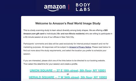 Give Amazon A D Scan Of Your Body Get A Gift Card Ubergizmo