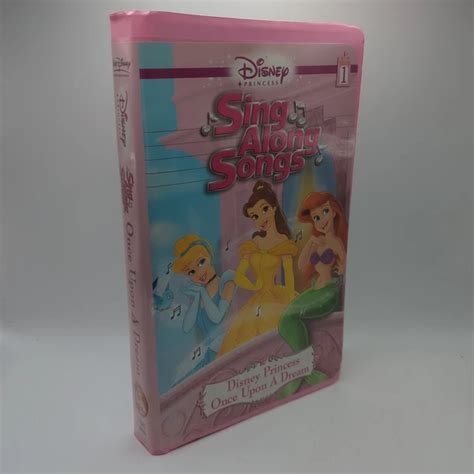 Disney Princess Sing Along Songs Vol 1 Once Upon A Dream Vhs 2004