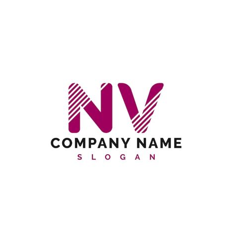 Premium Vector Nv Letter Logo Design Nv Letter Logo Vector Illustration Vector