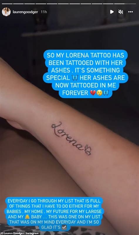 Lauren Goodger Marks One Year Anniversary Of Daughters Lorena Tragic