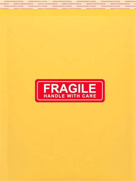 1 Roll Fragile Warning Sticker Label Handle With Care For Shipping And Packaging Label SHEIN UK