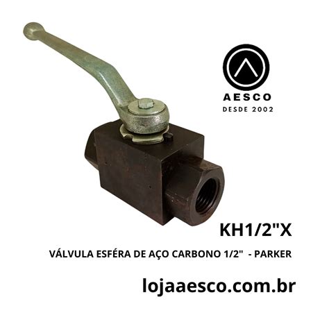 Válvula Esfera Aço Carbono Kh12x Parker