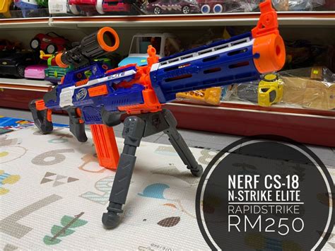 Nerf Cs 18 Strike Elite Hobbies And Toys Toys And Games On Carousell