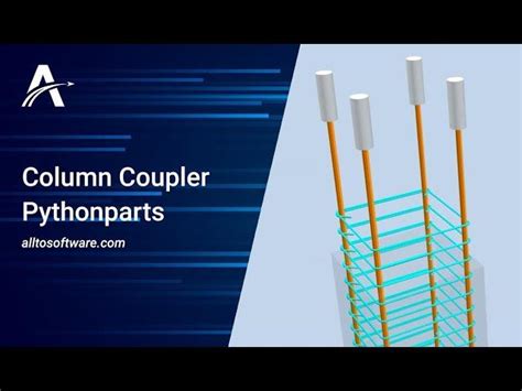 Allplan Pythonparts on LinkedIn: Column Coupler | Column Reinforcement ...