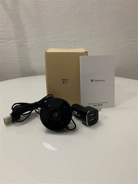 Taotronics Bluetooth Receiver Tt Br04 Car Kit Audio Headphones
