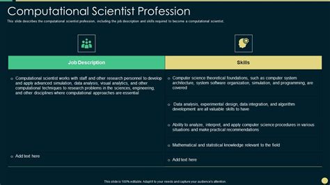Scientific Computing It Computational Scientist Profession Information Pdf