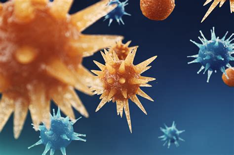 추상적인 백그라운드 바이러스입니다 과학 및 의학 본문에 면역 감소의 개념 인플루엔자 바이러스 간염 바이러스 살아있는 유기 체