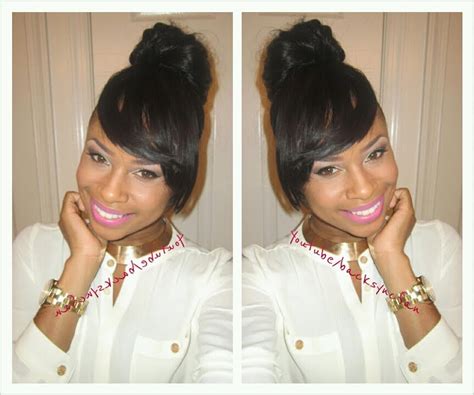 Messy Bun With Side Bangs Kenjutaku