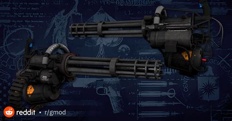 I Just Finished Porting The Vulcan Minigun From Payday 2 To Gmod Gmod