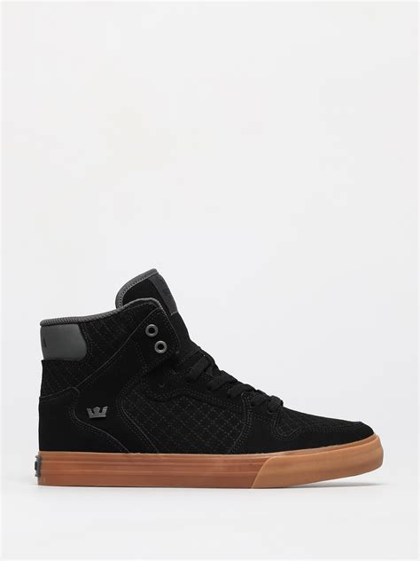 Supra Vaider Shoes Black Blackdk Grey Gum