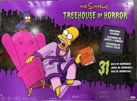 The Simpsons Treehouse Of 31 Day Advent Calendar â Halloween Countdown With 31 Collectible Mini