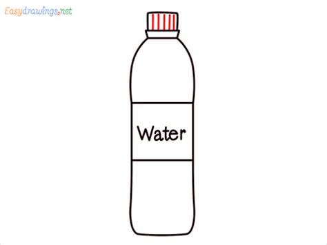 How To Draw A Water Bottle Step By Step 7 Easy Phase