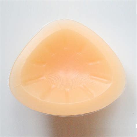 1 Pair Silicone Breast Form Triangle Mastectomy Prosthesis Bra Pad