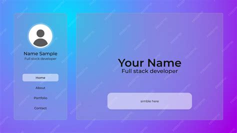 Premium Vector Glassmorphism Concept With Geometric Shapes Gradient