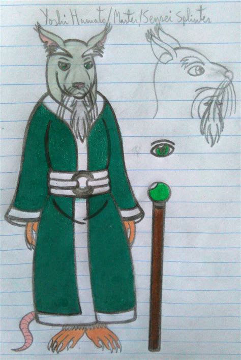 Sketchtest For My Tmnt Au Stuff Master Splinter By Soniclifetime On Deviantart