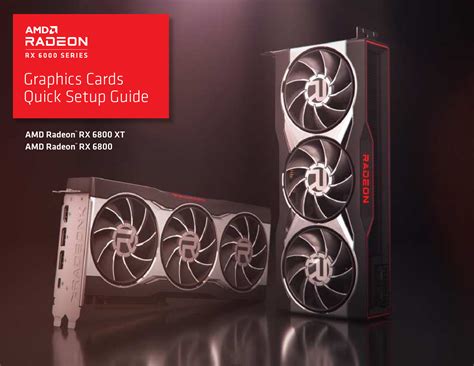 Amd Rx 6000 Series Graphics Cards User Guide