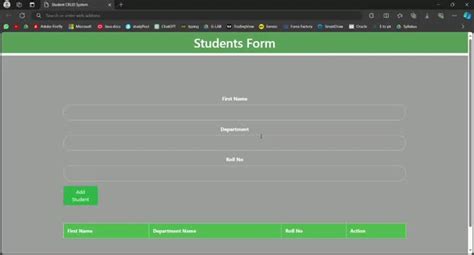 Manahil Rana On Linkedin Html Css Webdevelopment Crud Coding