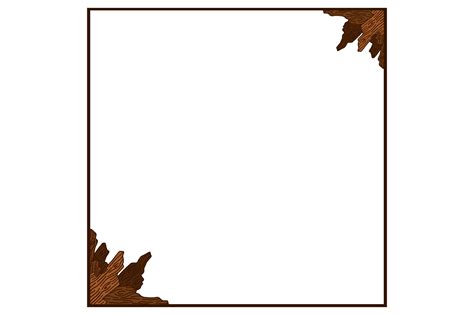 Tree Trunk Ornament Frame Border For Decoration Nature Theme Vector Art At Vecteezy