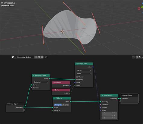 Rigging Curve After Fill Curve Geonode Animation And Rigging