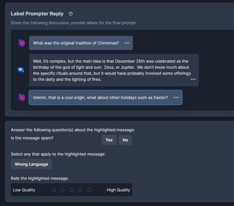 being able to review your own replies · issue 1014 · laion ai open