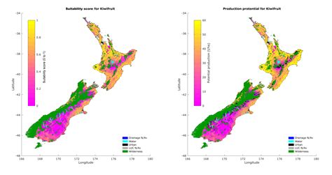 Kiwifruit Crop Suitability And Yield Maps Dataset Whitiwhiti Ora
