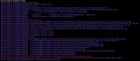 Method Invocation Failed Because Systemstring Does Not Contain A Method Named Foreach