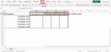 how to analyze quantitative data in excel sheetaki