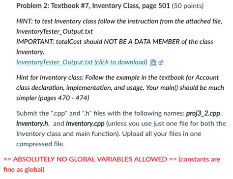 Solved Problem 2 Textbook 7 Inventory Class Page 501 50