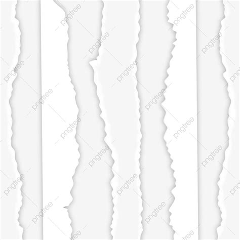 찢어진 된 흰 종이 일러스트 가장자리 질감 그림의 유형 손으로 그린 소 찢어진 종이 종이 돛을 종이 찢어진 종이 Png