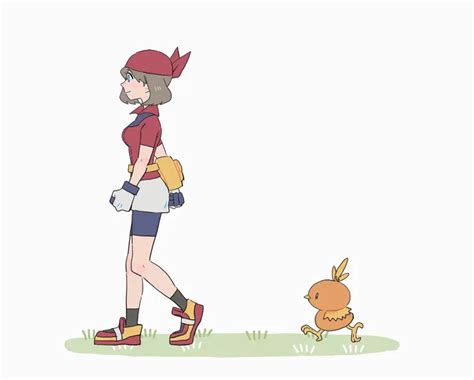 May And Torchic Pokemon And 1 More Drawn By Aisutabetao Danbooru