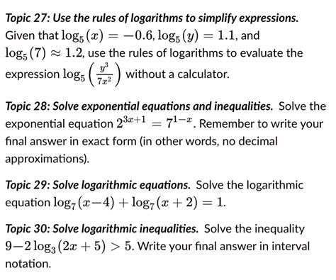video solution topic 27 use the rules of logarithms to simplify