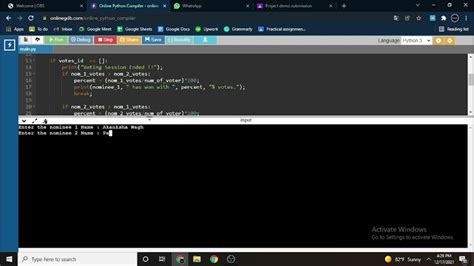 Online Voting System Using Python YouTube