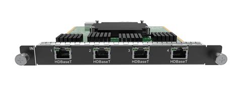 H Input Card 4 X Hdbaset Intaled