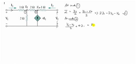 SOLVED Determine The Hybrid Parameters For The Network Shown In Numerade