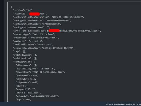 listing unused ebs volumes using aws config ramanean dev