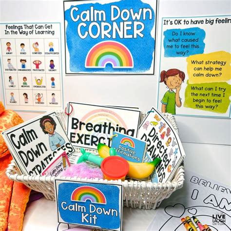 The Best Calm Down Corner Printables For Your Classroom Live Laugh Love To Learn Calm Down