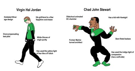 Green Virgin Vs Chad Lantern Dc Comics Chad Comics Free Dc Comics