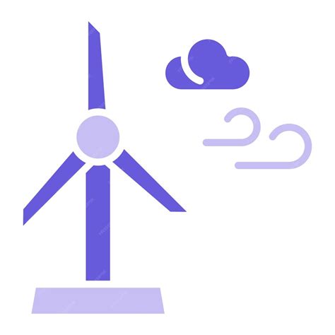 Premium Vector Wind Mill Vector Illustration