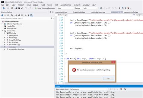 Profile A C Win32 Console Application With Visual Studio 2012 Stack