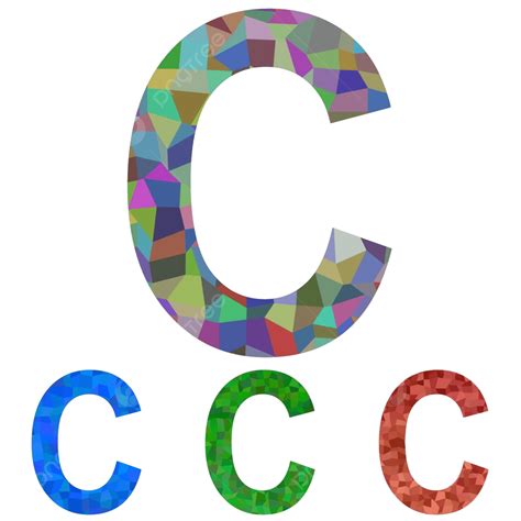 Mosaic Font Design Letter C Type C Collection Vector Type C Collection Png And Vector With