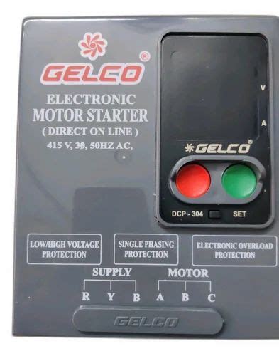 single phase gelco gss elcw control panel 1 hp at rs 4799 in
