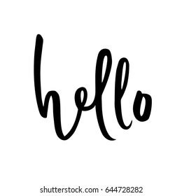 Hello Type Photos And Images Shutterstock