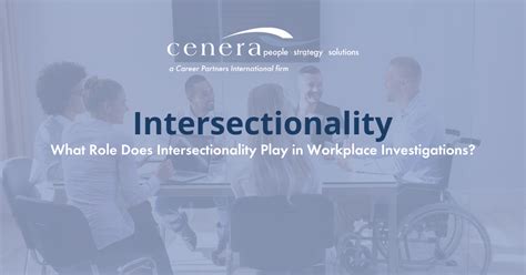 What Role Does Intersectionality Play In Workplace Investigations — Cenera