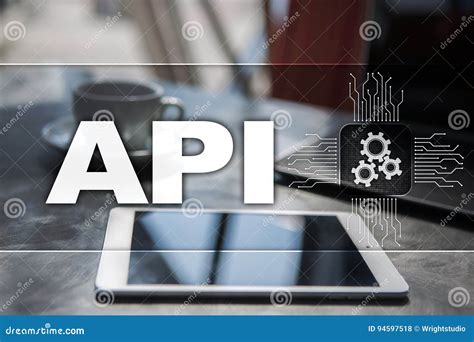 Application Programming Interface API Software Development Concept Stock Photo Image Of